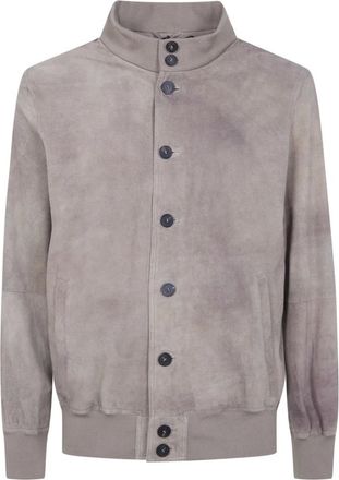 Giorgio Brato Homme, Vestes, Gris, Taille: XL Bomber Jacket