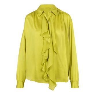 Ulla Johnson Gesture Seidenbluse - - Blouses & Shirts - Damen - Gelb - S