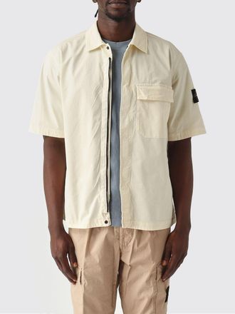 Stone Island Chemise Homme couleur Ivoir