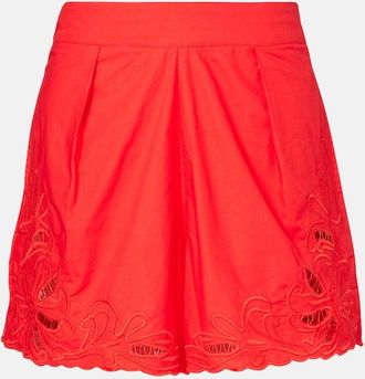 Juliet Dunn Short brodé en coton