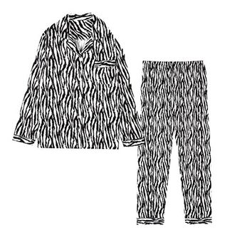 Minetom Ensembles de Pyjama Femme 2 Pi&egrave;ces Bouton V&ecirc;tements de Nuit &Agrave; Carreaux Manches Longues Col V Chemise et Pantalon Style Y20 38