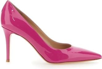 Gianvito Rossi Femme, Chaussures, Rose, Taille: 37 EU Escarpins en cuir verni
