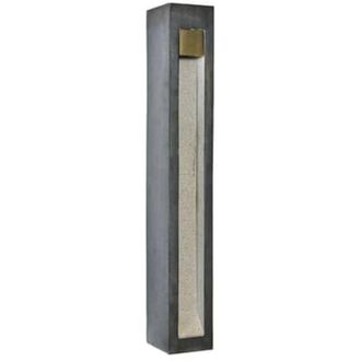 Arcchio Neuwertig] Arcchio Led Pollerleuchte Adejan Wegelicht Gartenlampe Basaltstein V4 a 70 Cm B-Ware