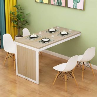 Generic Klapptisch zur Wandmontage, klein, platzsparend, schwimmender Schreibtisch f&uuml;r Heimwerker, Handwerk, W&auml;sche, zusammenklappbar und Esszimmer, Farboptio