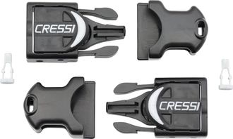 Cressi Flossen Ersatzteile Buckles Reaction Frog Plus Pair, BZ170016
