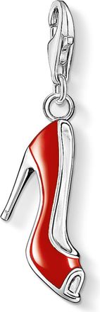 Thomas Sabo Damen-Charm Club-Anhänger Pumps/Schuh rot emailliert 925er Sterlingsilber 0301-007-10