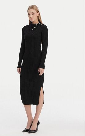 Guess Strickkleid W6RK01 Z2YJ2 Schwarz Regular Fit