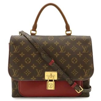 Louis Vuitton Sac bandouli&egrave;re 2-en-1 Monogram Marignan Pre-owned - Femme - Pre-owned - Brun - Taille: ONE Size