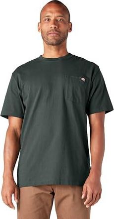Dickies T- Shirt épais à Manches Courtes et col Rond, Vert Chasse, 3XL (Haut) (Grand) Homme