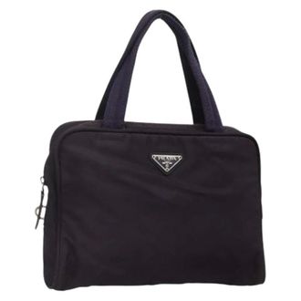 Prada Sac &agrave; main Vintage en nylon Pre-owned - Femme - Pre-owned - Violet - Taille: ONE Size