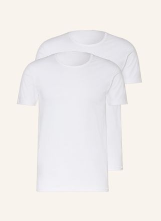 CALIDA Calida 2er-Pack T-Shirts Natural Benefit weiss