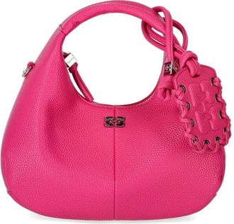 Ganni SAC HOBO MINI FUCSIA GANNI