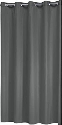Sealskin Textil Duschvorhang Coloris, Farbe: Grau, B x H: 180 x 200 cm