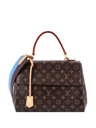 Louis Vuitton Cluny Top Handle Bag Monogram Canvas MM shoulder bag - Braun