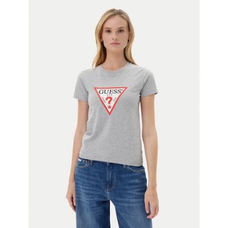 Guess T-Shirt W4YI04 J1314 Grau Slim Fit