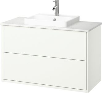 IKEA HAVB&Auml;CK / ORRSJ&Ouml;N Waschbschr+Schubladen/Waschb/Mibatt