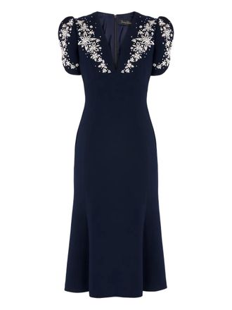 Jenny Packham robe Rose Bud - Bleu