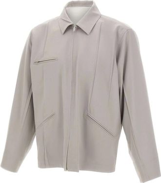 Maison Margiela Homme, Vestes, Gris, Taille: S Light Vestes