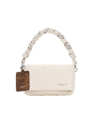 Desigual Medium - Sac &agrave; motif emboss&eacute; - Cr&egrave;me-Neutral
