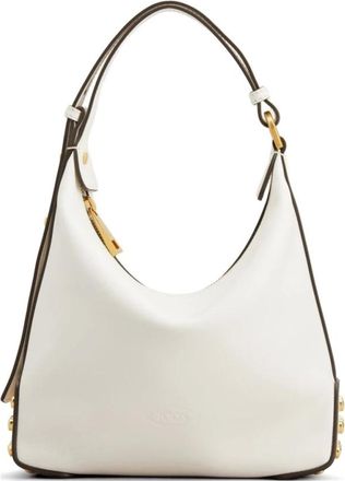 Tod's Femme, Sacs, Blanc, Taille: ONE Size Studded Mini Shoulder Bag