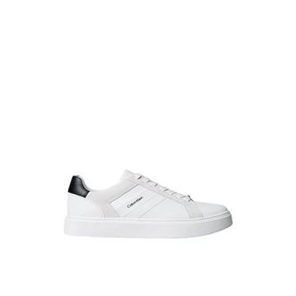 Calvin Klein Wei&szlig;e Ledersneaker - - Shoes - Herren - Wei&szlig; - 44 EU