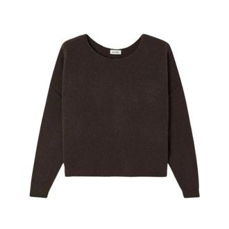 American Vintage Maille col rond - Femme - Pulls - Brun - Taille: 36/38 FR