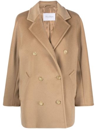 Max Mara manteau Rebus &agrave; boutonni&egrave;re crois&eacute;e - Marron