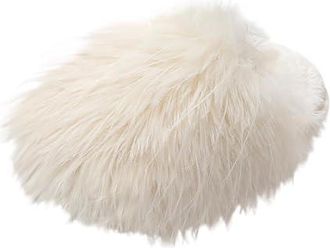 Generic Pantoufles dhiver confortables pour femme - Couleur unie - Respirantes - Chaudes - &Agrave; enfiler - Pour int&eacute;rieur et ext&eacute;rieur, beige, 38.5 EU