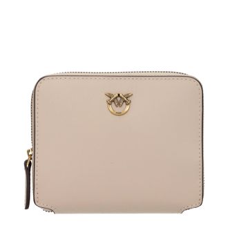 Pinko Pinko Femmes Portefeuille Cuir Beige