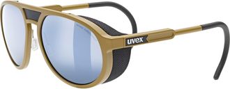 Uvex mtn classic CV - Sportbrille f&uuml;r Damen und Herren - konstraststeigernd - abnehmbarer Seitenschutz - khaki matt/silver - one size