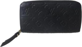 Louis Vuitton unisex, Pre-owned, Noir, Taille: ONE Size Portefeuille en tissu Pre-owned