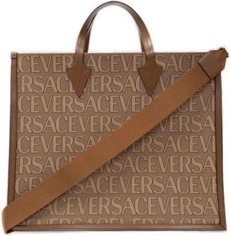 Versace Femme, Sacs, Brun, Taille: ONE Size Cabas en Toile