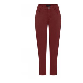 C.Ro Rote Hose mit Rei&szlig;verschlussdetail Suzanne 288 - - Trousers - Damen - Rot - 3XL