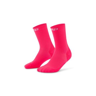 CEP CORE 5.0 MID CUT LAUFSOCKEN DAMEN - Leistungsstarke Kompression Socken Damen mit gezielter Stabilisierung, Air Channels und passgenauem Sitz - Ideale 