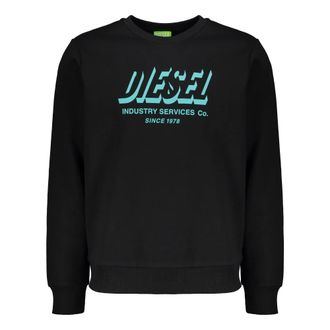 Diesel Homme, Sweatshirts et sweats &agrave; capuche, Noir, Taille: S SweaT-shirt Moderne avec Graphique