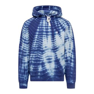 Marcelo Burlon Soundwaves Hoodie - - Sweatshirts & Hoodies - Herren - Blau - 2XS