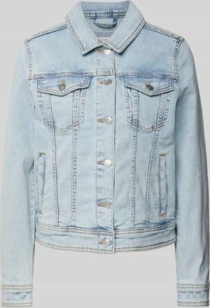Christian Berg Jeansjacke mit Brustpattentaschen