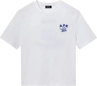 A.P.C. A.p.c., Homme, Tops, Blanc, Taille: 2XL T-Shirt