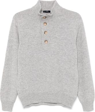 Barba Klassischer Pullover - Grau