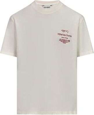Minimum T-shirt broderie poitrine en coton m&eacute;lang&eacute;