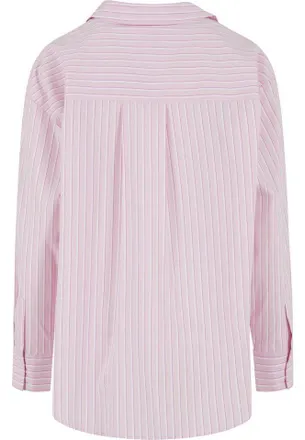 Urban Classics Klassische Bluse Urban Classics Ladies Oversized Striped Blouse