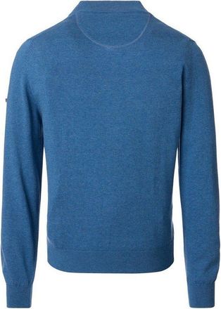 Redmond Strickjacke REDMOND Casual Herren Strickjacke Zipper Comfort Baumwolle Braun