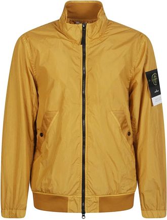 Stone Island Homme, Vestes, Jaune, Taille: M Crinkle Reps NY Jacket