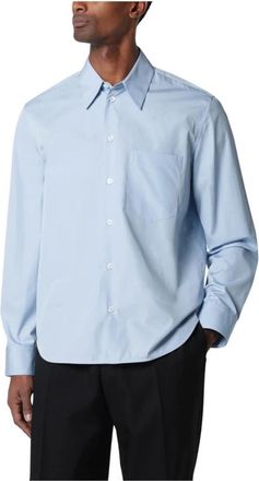 Jil Sander Homme, Chemises, Bleu, Taille: XL Formal Chemises