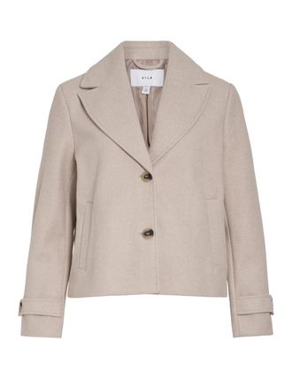 Vila Female Jacke Geknöpfte V-Ausschnitt