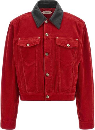 Versace Veste Casual - Rouge