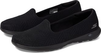 Skechers Damen Go Walk Lite Sweet Gal, Schwarz/Schwarz, 41 EU Weit