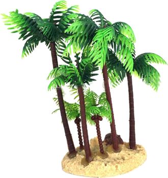 Cabilock Miniatur Kunststoff Kokospalme für Mini Landschaft DIY Bonsai Deko Aquarium Terrarium Kreative Garten Accessoires