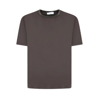Daniele Fiesoli Cupro T-Shirt - - Tops - Herren - Braun - XL