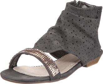 Buffalo Girl 219382R ZQ YB9004 GREY227 111330, Damen, Sandalen/Fashion-Sandalen, Grau (GREY227), EU 37